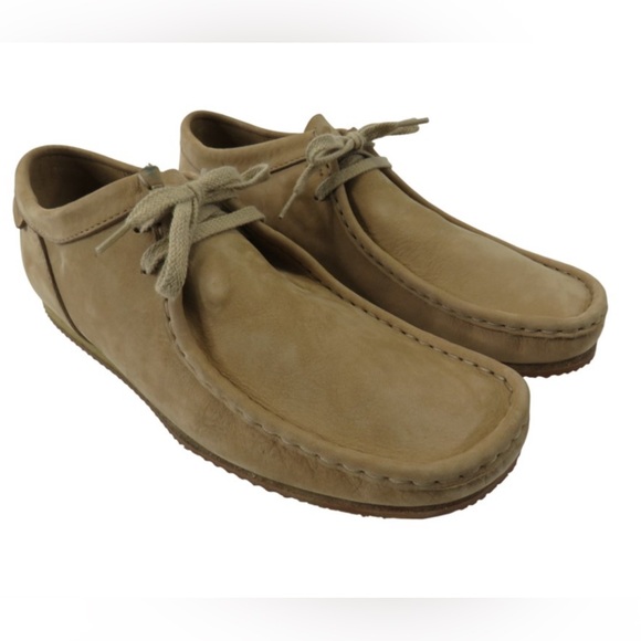 Clarks | Shoes | Clarks Originals Wallabee Run In Nubuck Taupe Leather ...